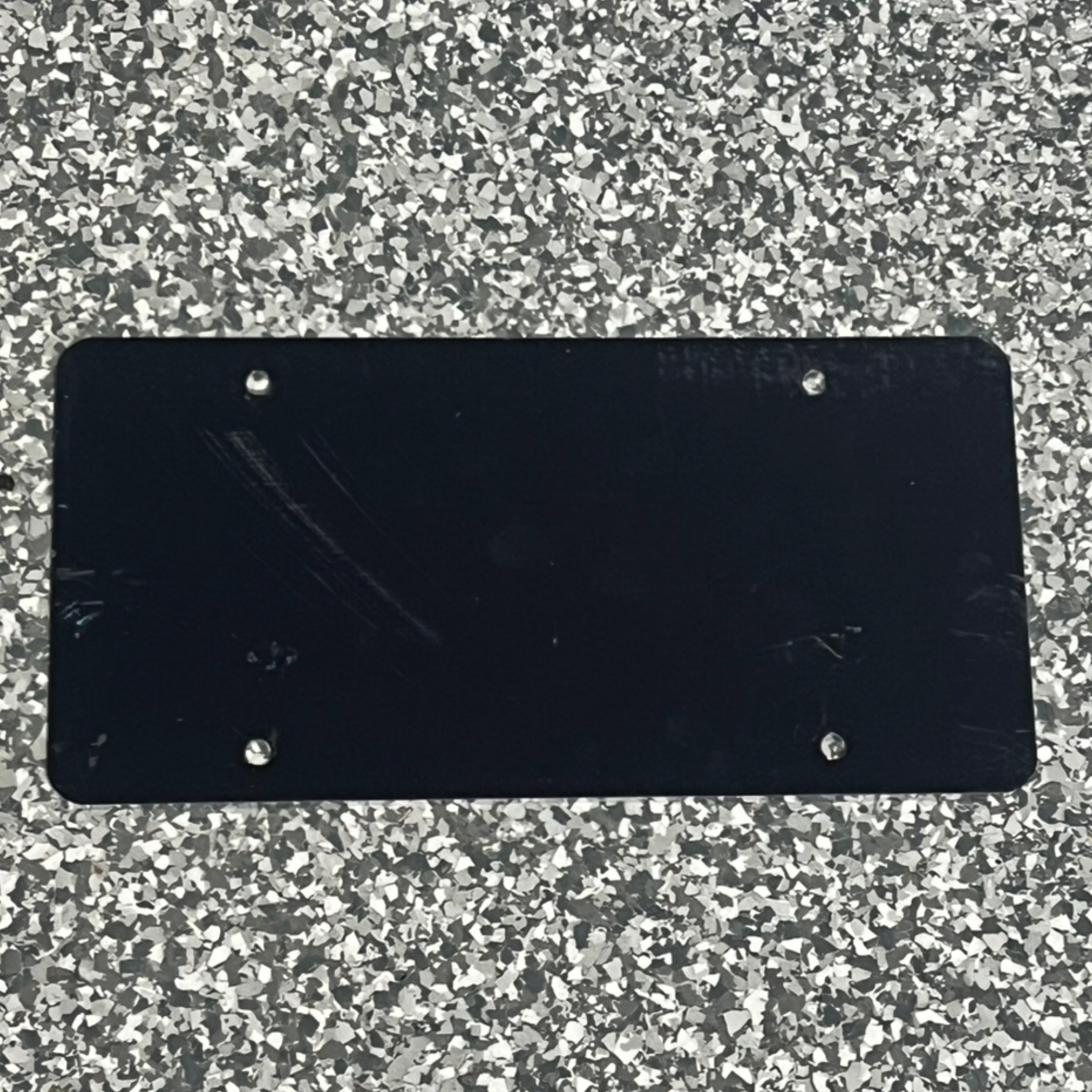License plate blank - gloss black | My Business