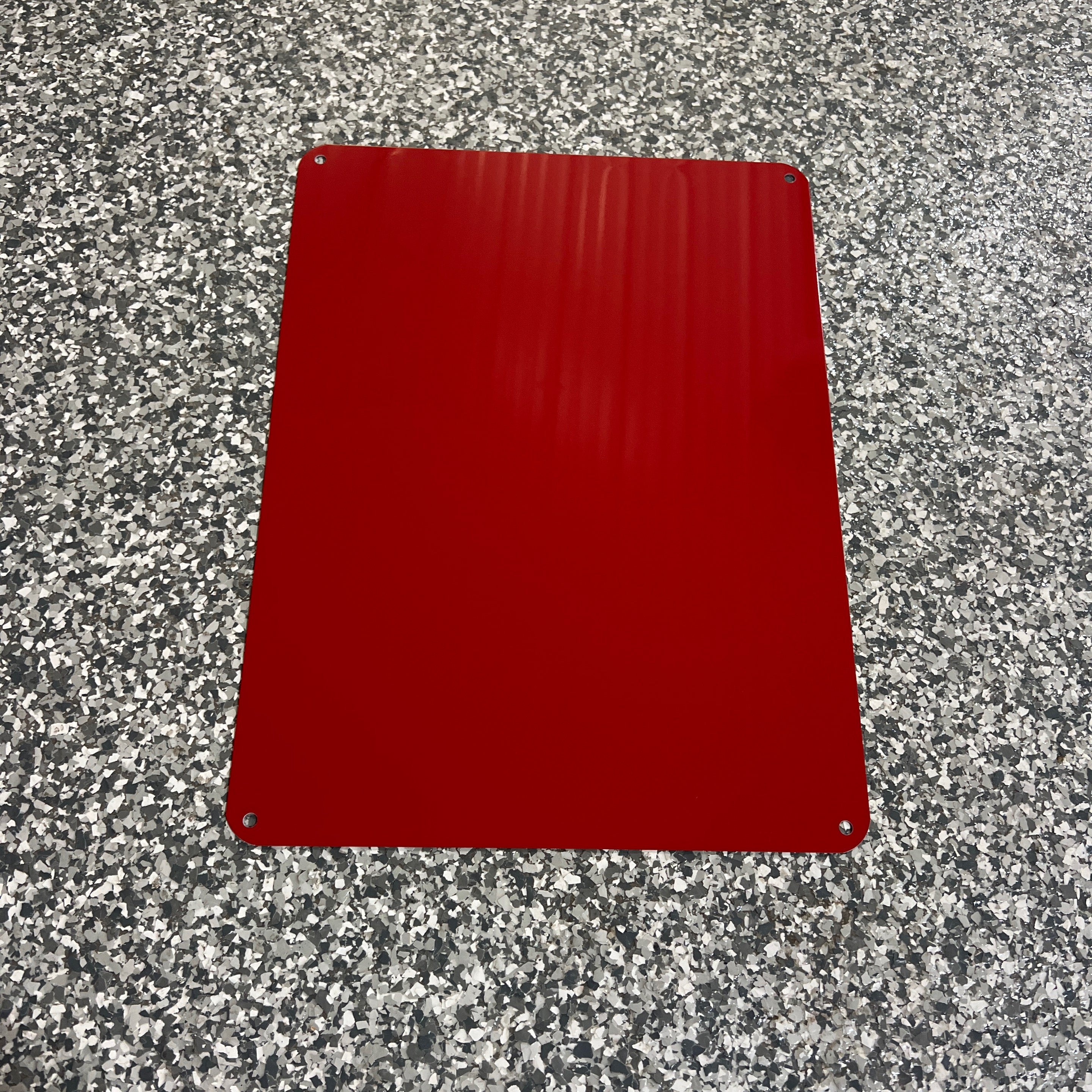 12x16 Aluminum sign blank - hunter red | My Business
